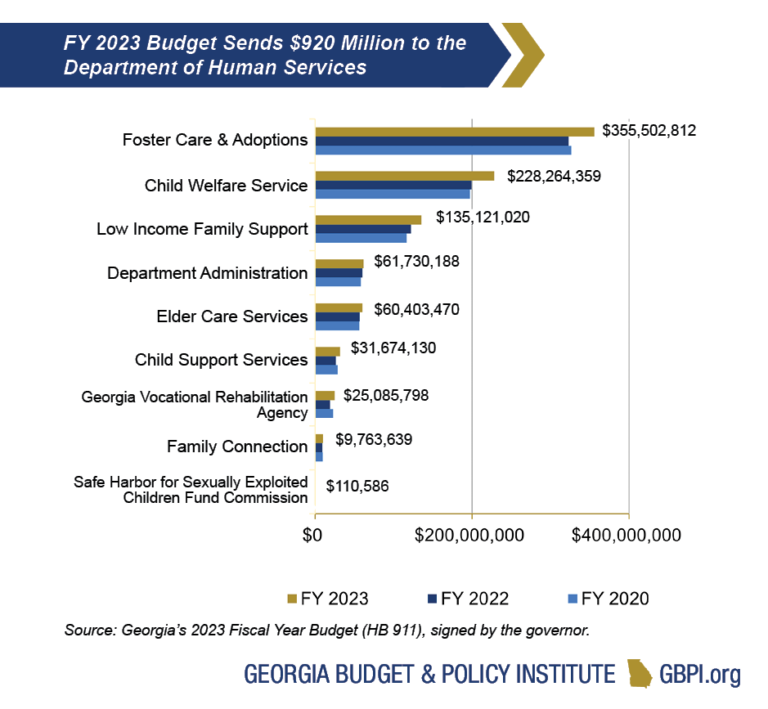 Georgia Human Services Budget Primer for State Fiscal Year 2023 ...