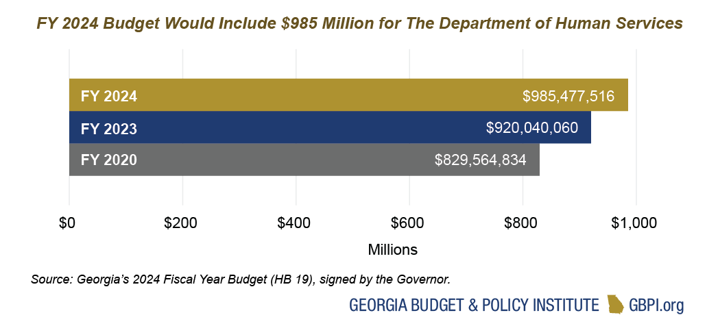 Georgia Human Services Budget Primer for State Fiscal Year 2024 ...