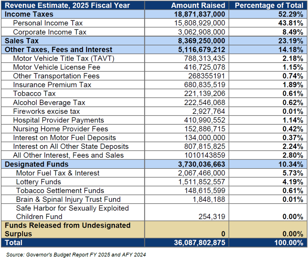 Overview of Georgia’s 2025 Fiscal Year Budget - Georgia Budget and ...