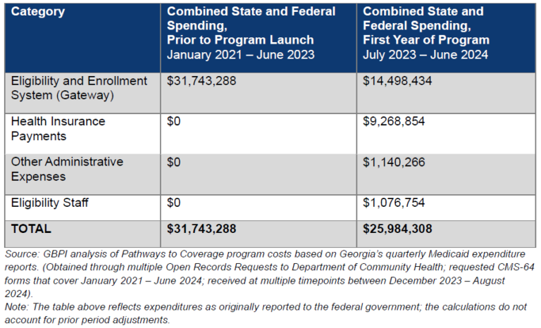 Georgia’s Pathways to Coverage Program: The First Year in Review ...